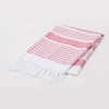Yarn-dyed Red Hammam Towel