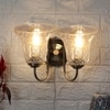 Devansh Steel Electric Wall Light in Steel Colour with Transparent ...
