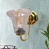 Devansh Metal Electric Wall Light in Gold Colour with Transparent Shade ...