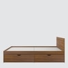Ashton Single Bed with Right Side Pull Out Drawer Storage in Exotic ...