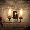 Devansh Steel Electric Wall Light in Steel Colour with Transparent ...