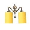 Devansh Metal Electric Wall Light in Yellow Colour with Yellow Shade ...
