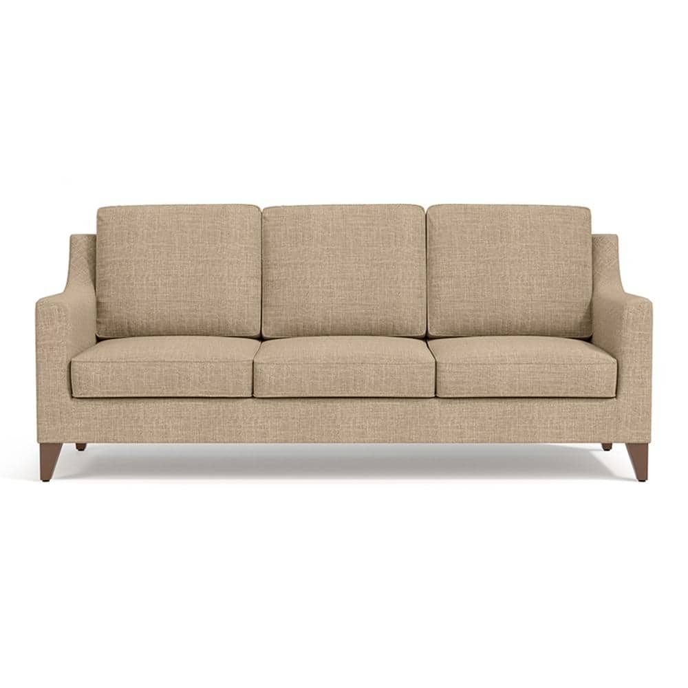 Abbey 3 Seater Fabric Sofa in Sandshell Beige Colour