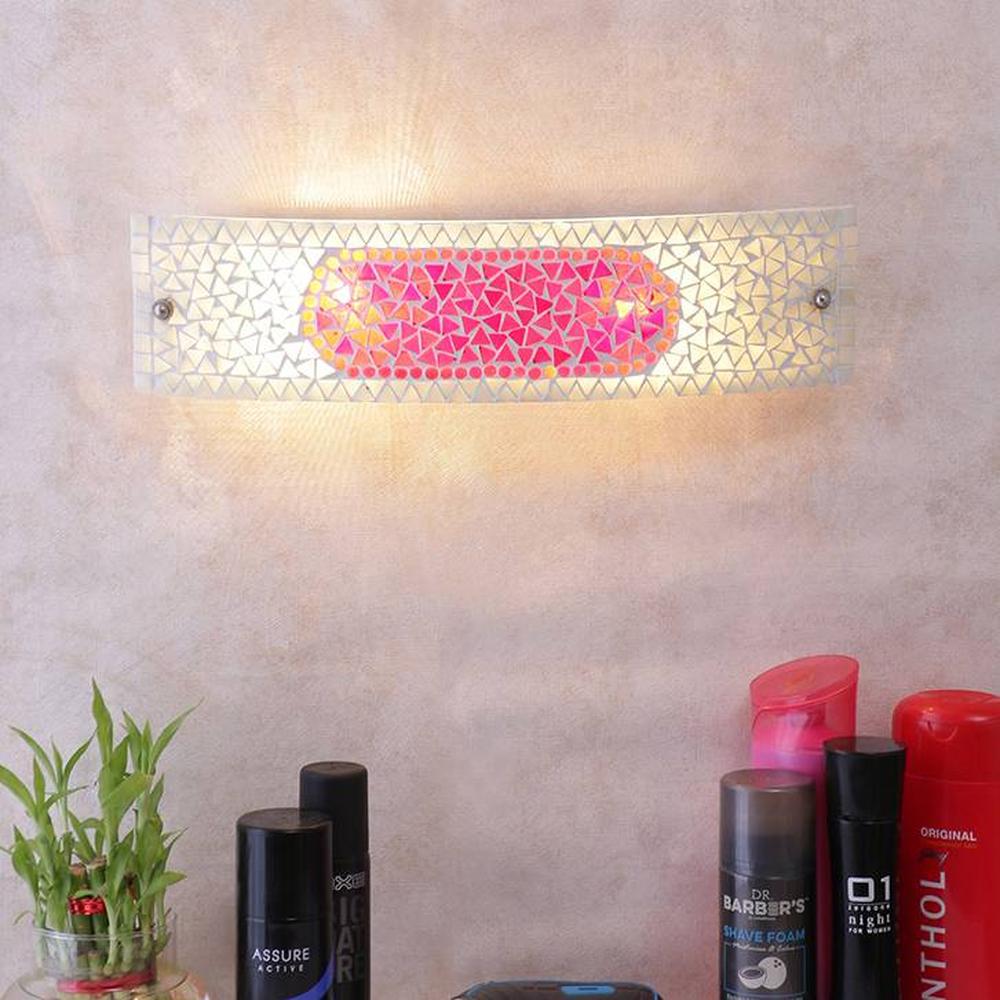 Devin Multicolour Glass Wall Light