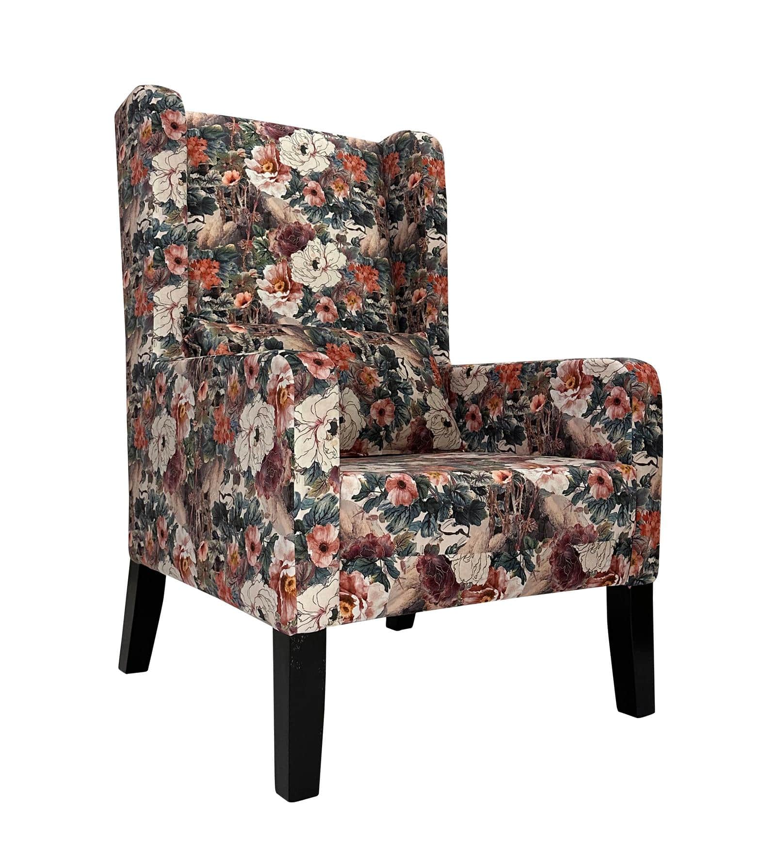 Lavanya Wing Back Chair in Multi Colour