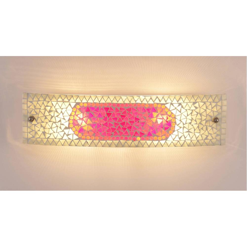 Devin Multicolour Glass Wall Light