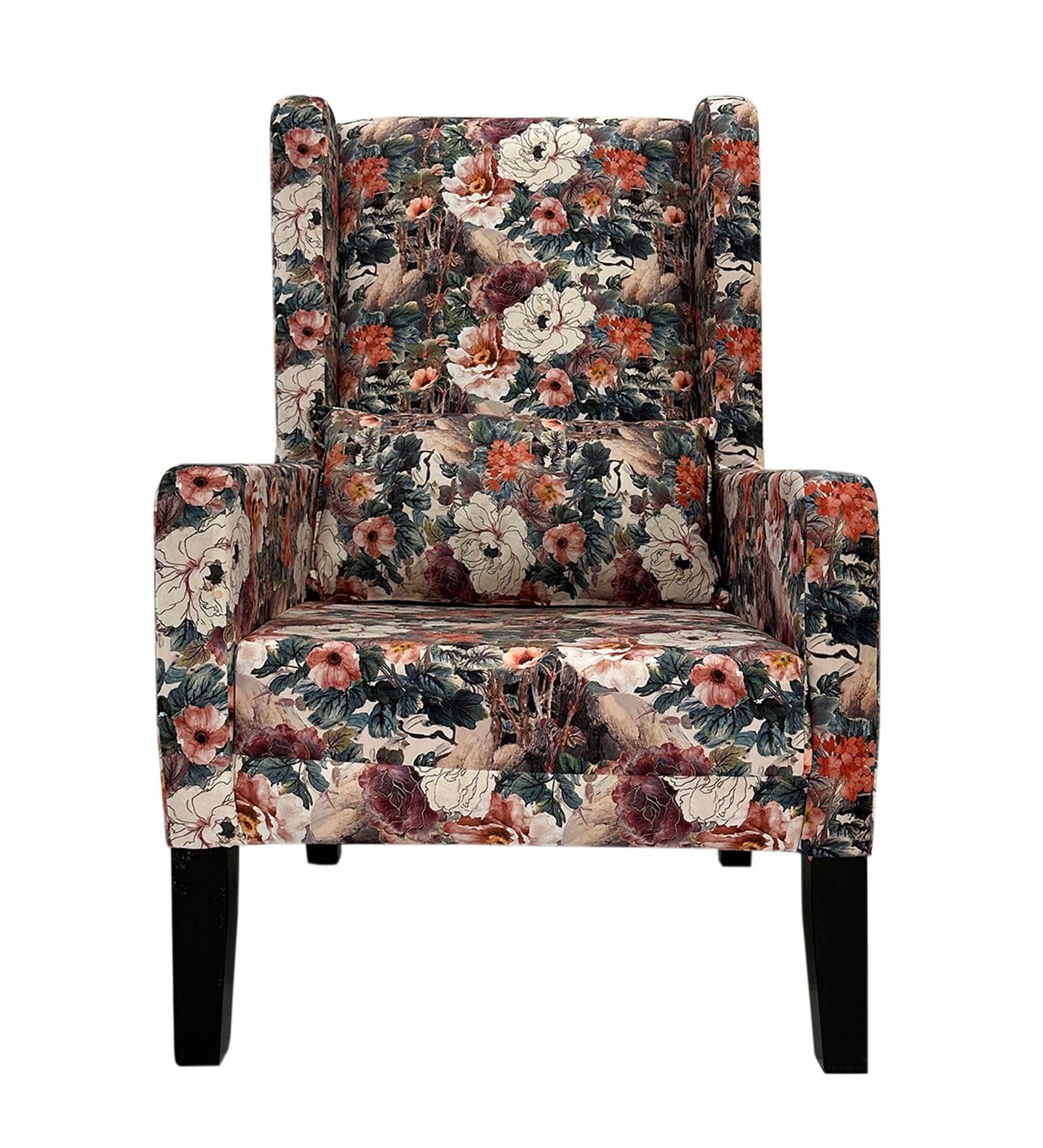 Lavanya Wing Back Chair in Multi Colour