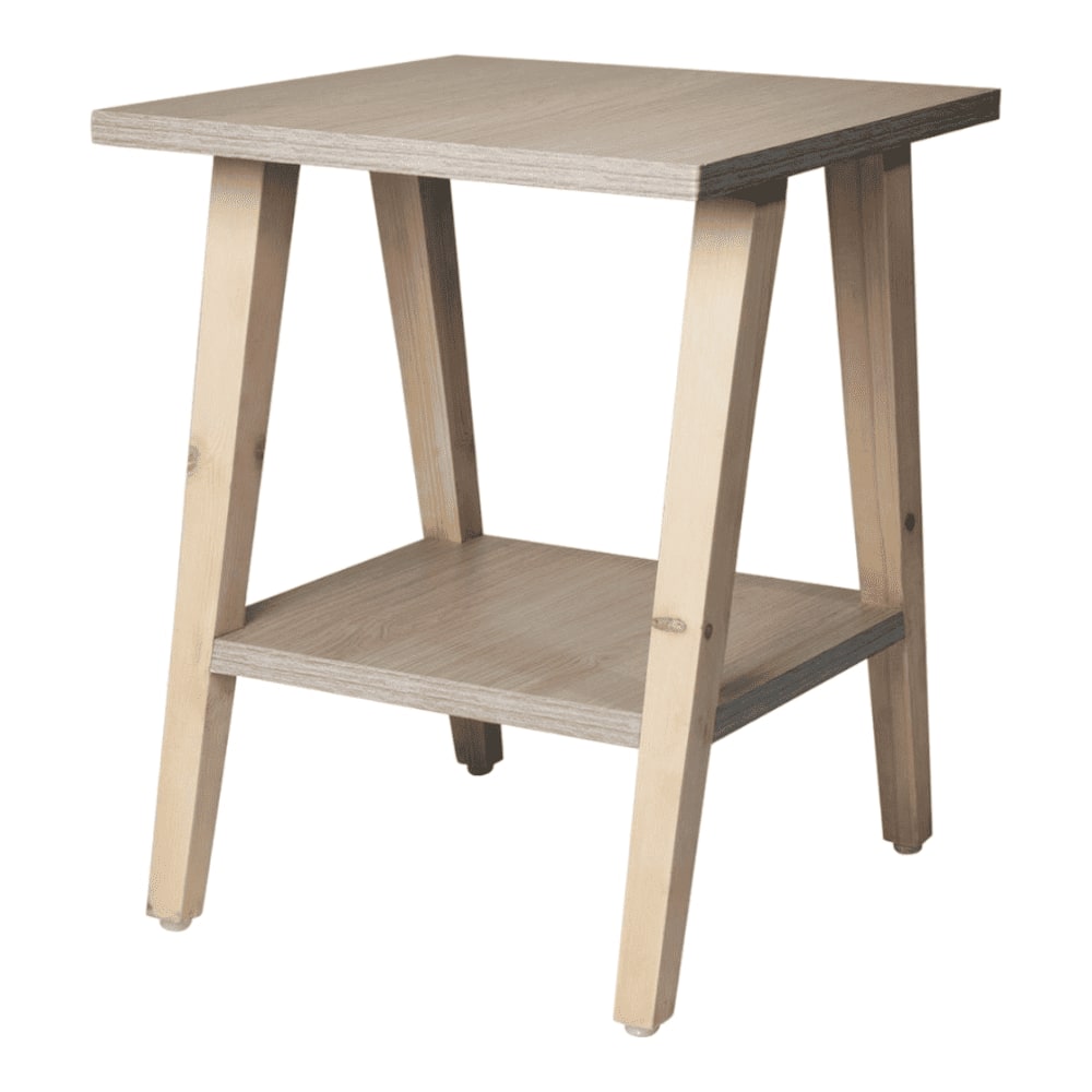 Pine Hues Trapezium Incline Table, Side Table, Wooden End Table, Living ...