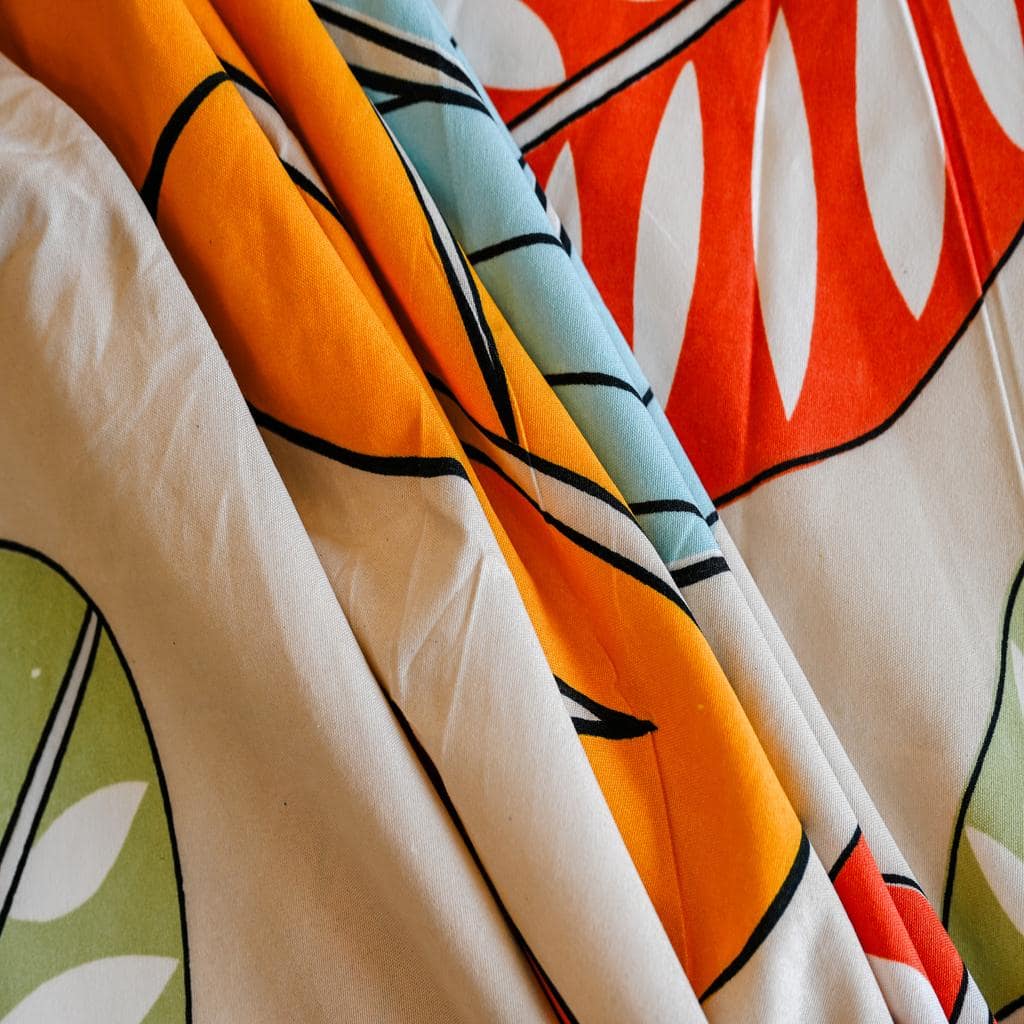 Multicolor Floral 210 TC Mix Cotton Flat Single Bed Size Bedsheet From ...