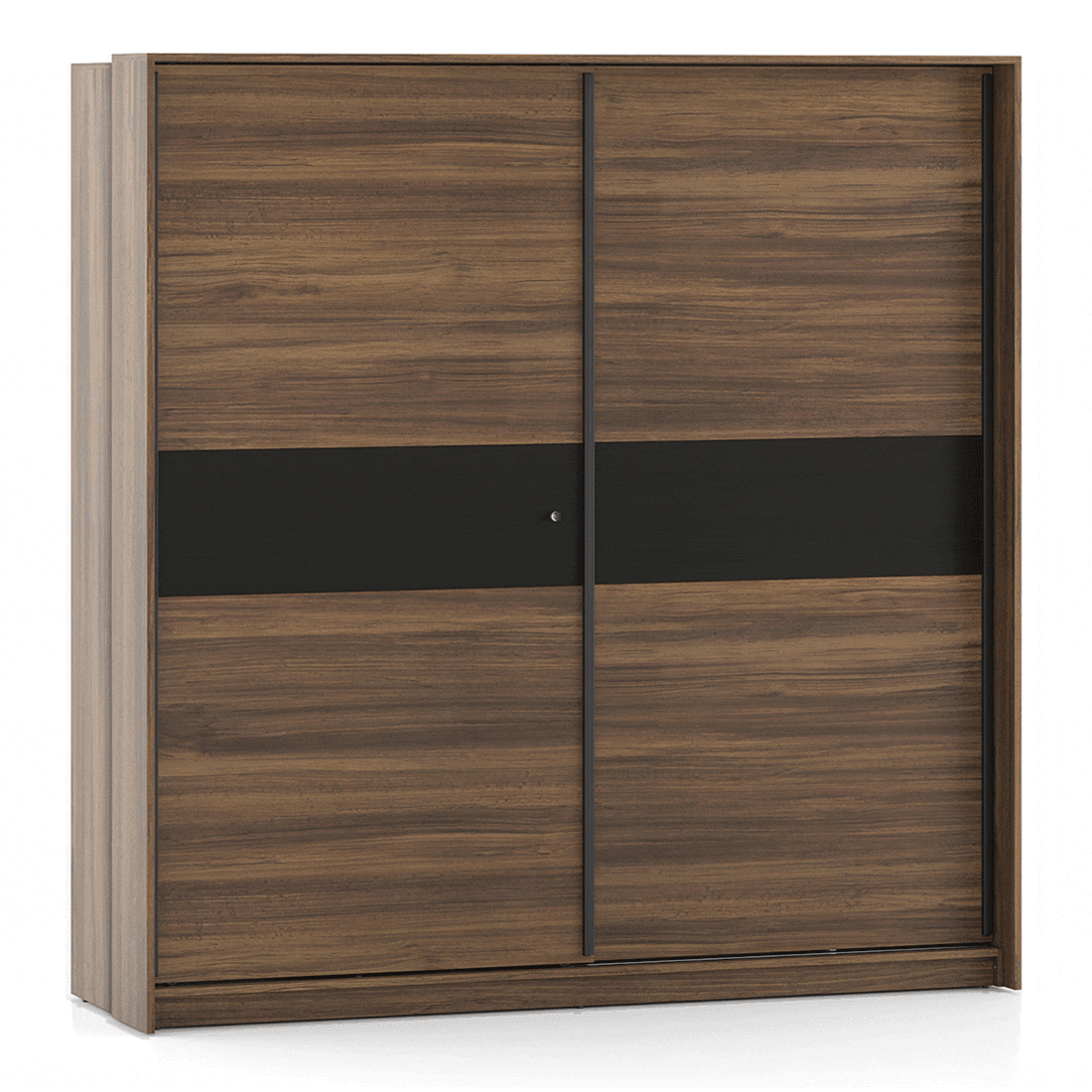 Avalon Engineered Wood 2 Sliding Door Wardrobe Choco Oak,Bellford oak ...