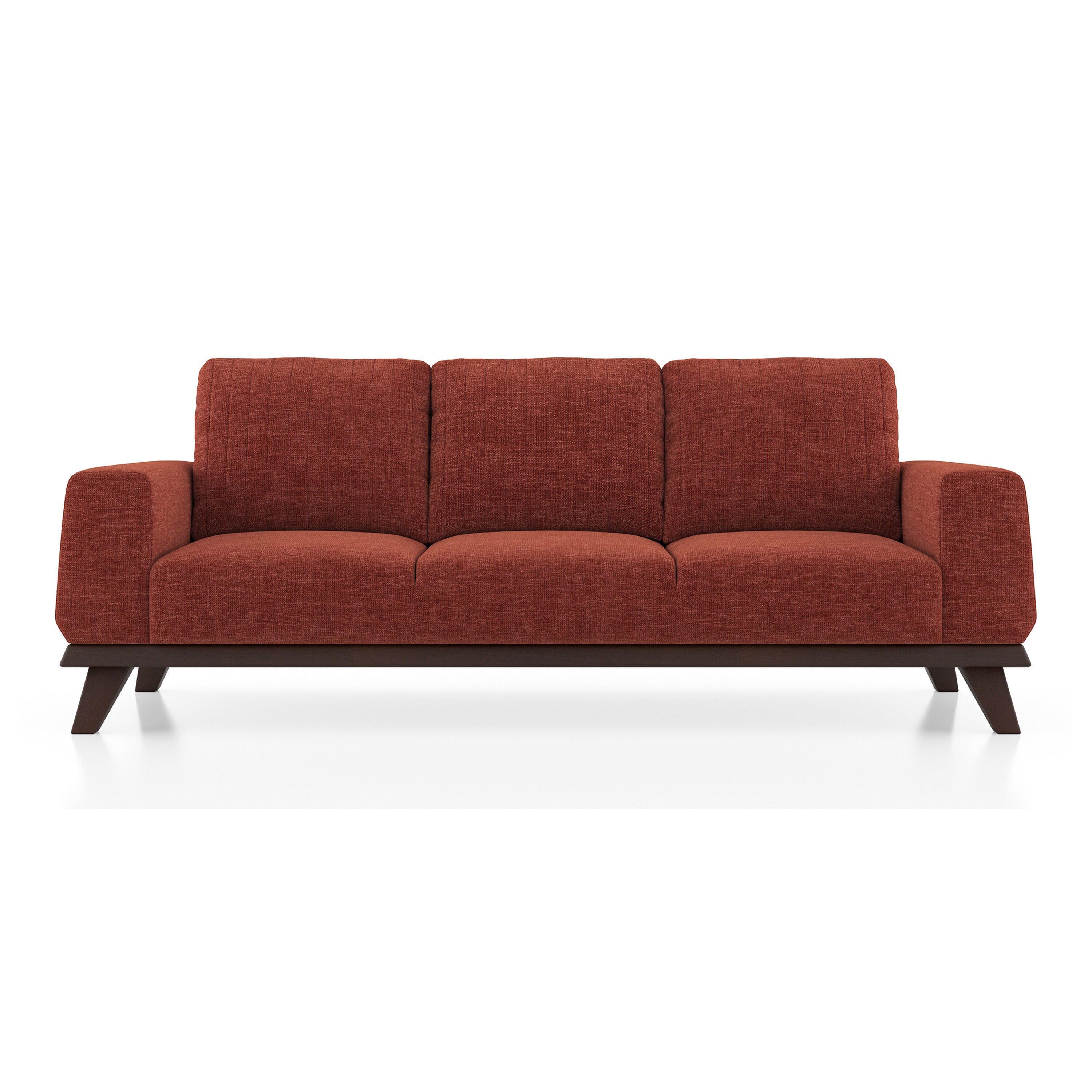 Granada Sofa Set (Colour : Dark Coral , Seater : 3+2+1)