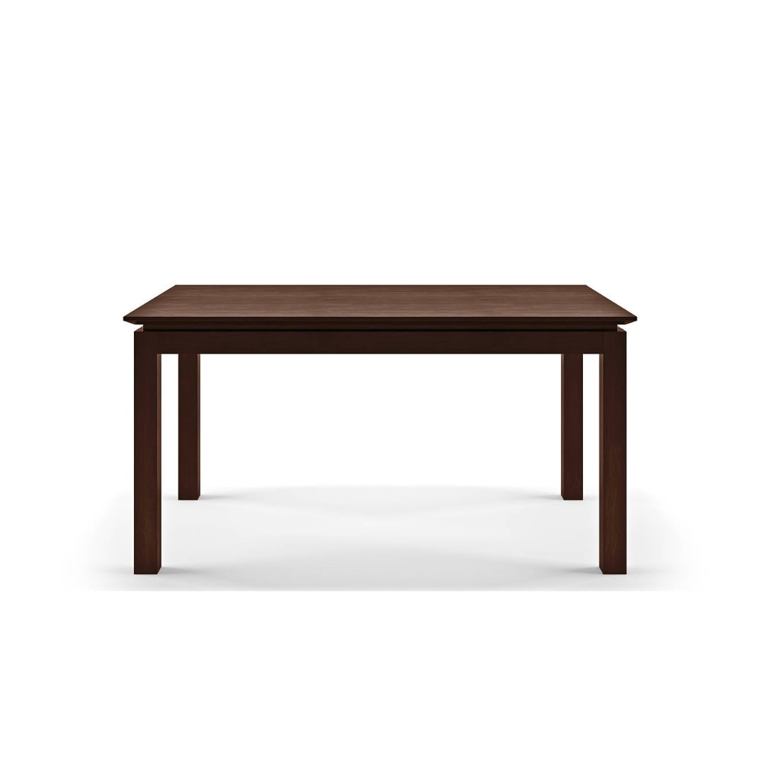 Diner 6 Seater Dining Table in Dark Walnut Finish