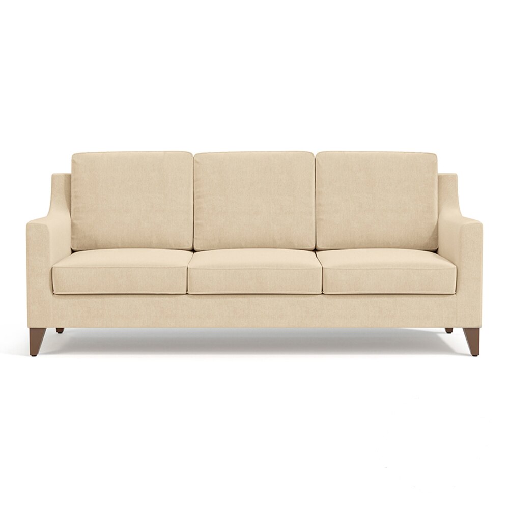Abbey Sofa Set (Colour : Birch Beige, Cushion : Hard, Seater : 3+1+1)