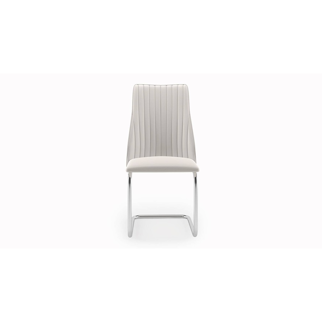 Ingrid Leatherette Dining Chair set of 2 in Finish
