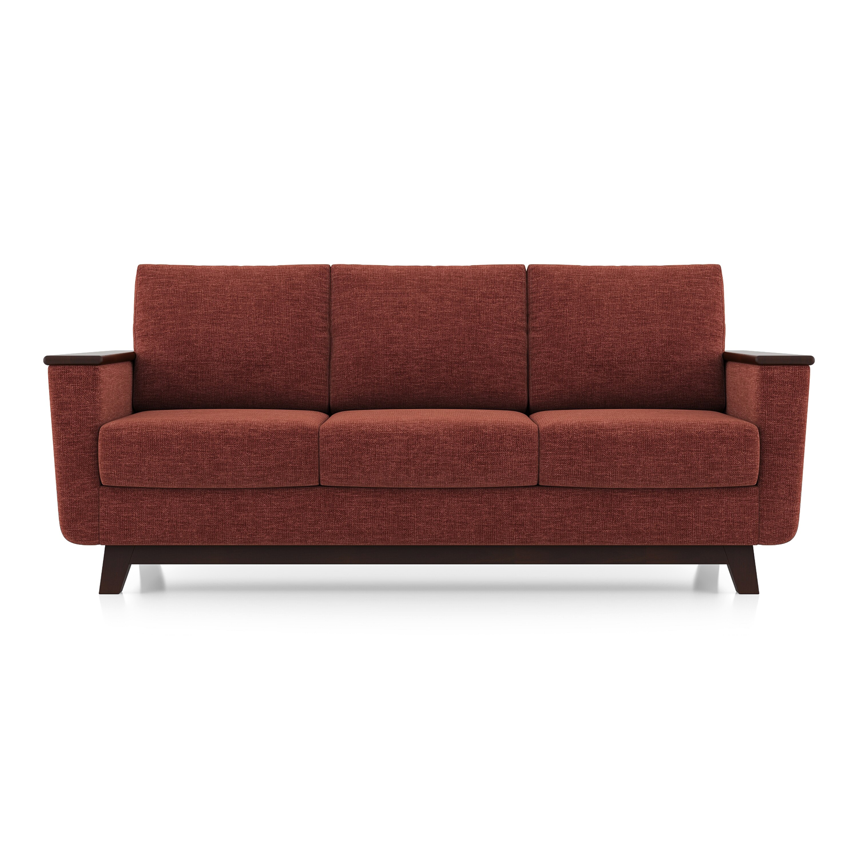 Corby Sofa Set (Colour : Dark Coral , Seater : 3+1+1)