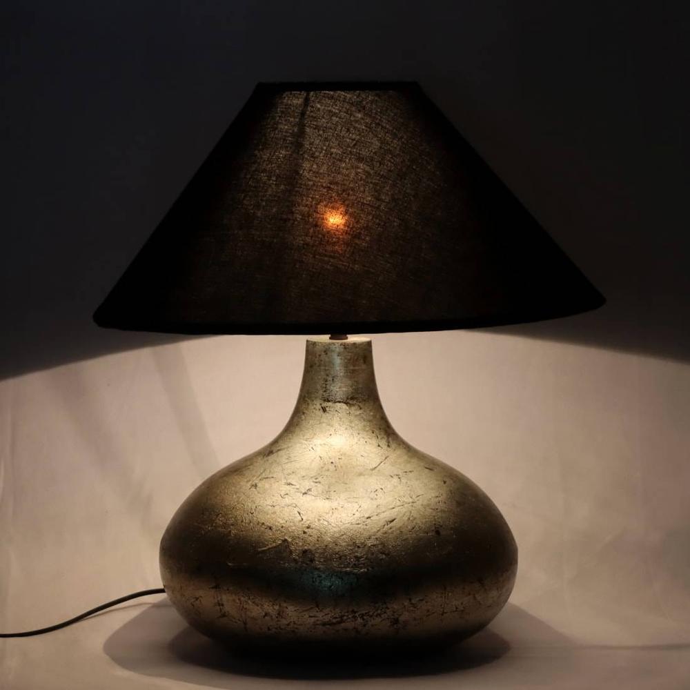 Silver Pear Lamp