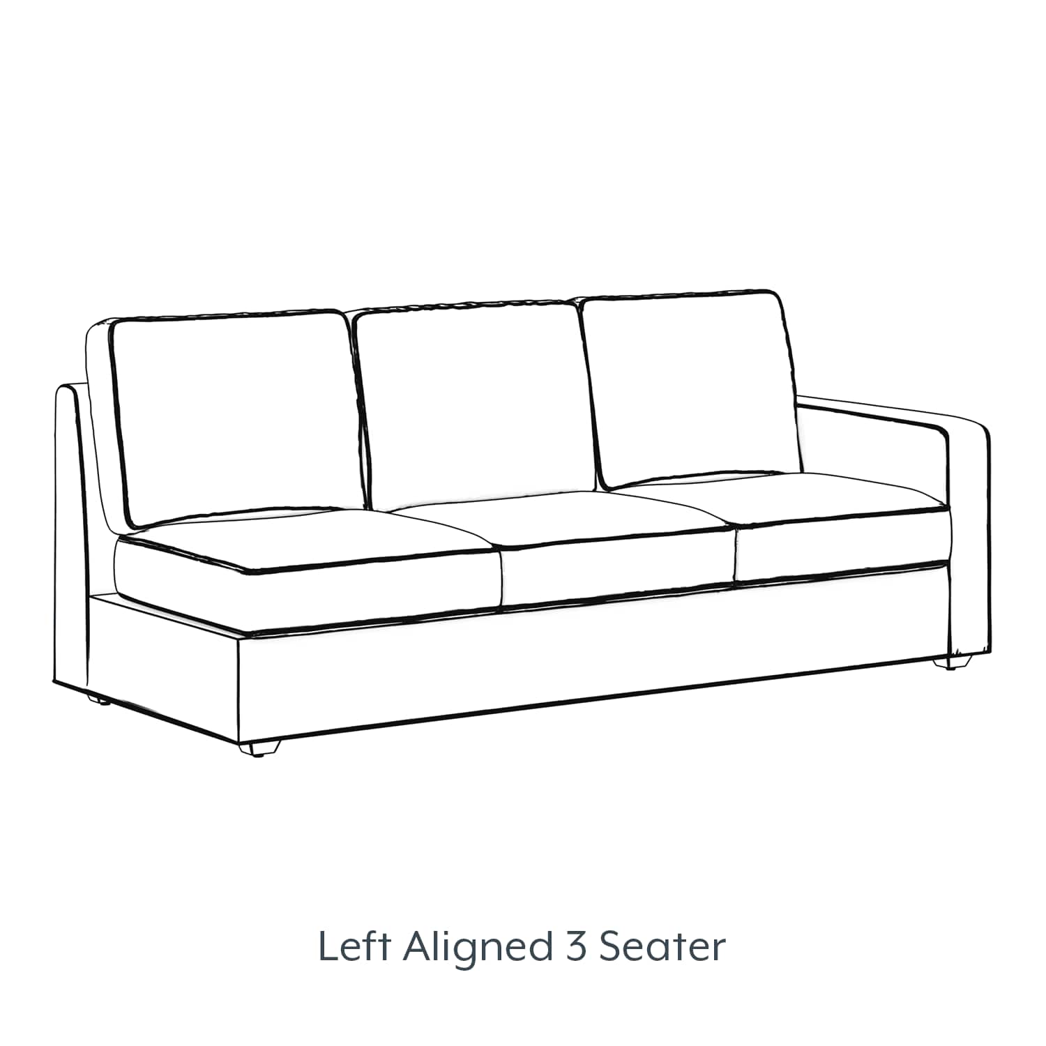 Lewis Sofa (Colour : Ochre, Cushion : Soft, Seating Capacity : Left ...
