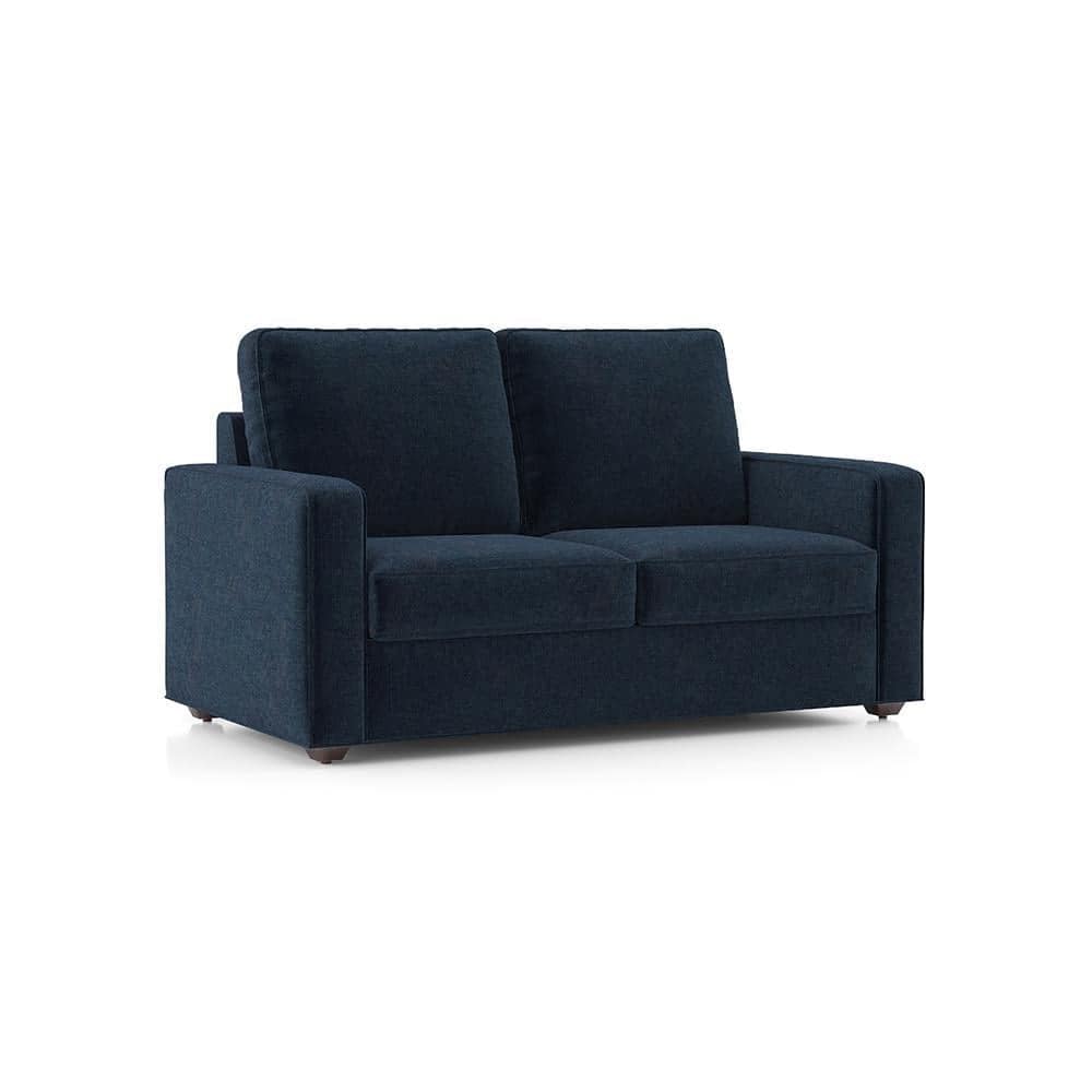 Apollo Compact Sofa (Colour : Cobalt, Cushion : Hard, Back Type ...
