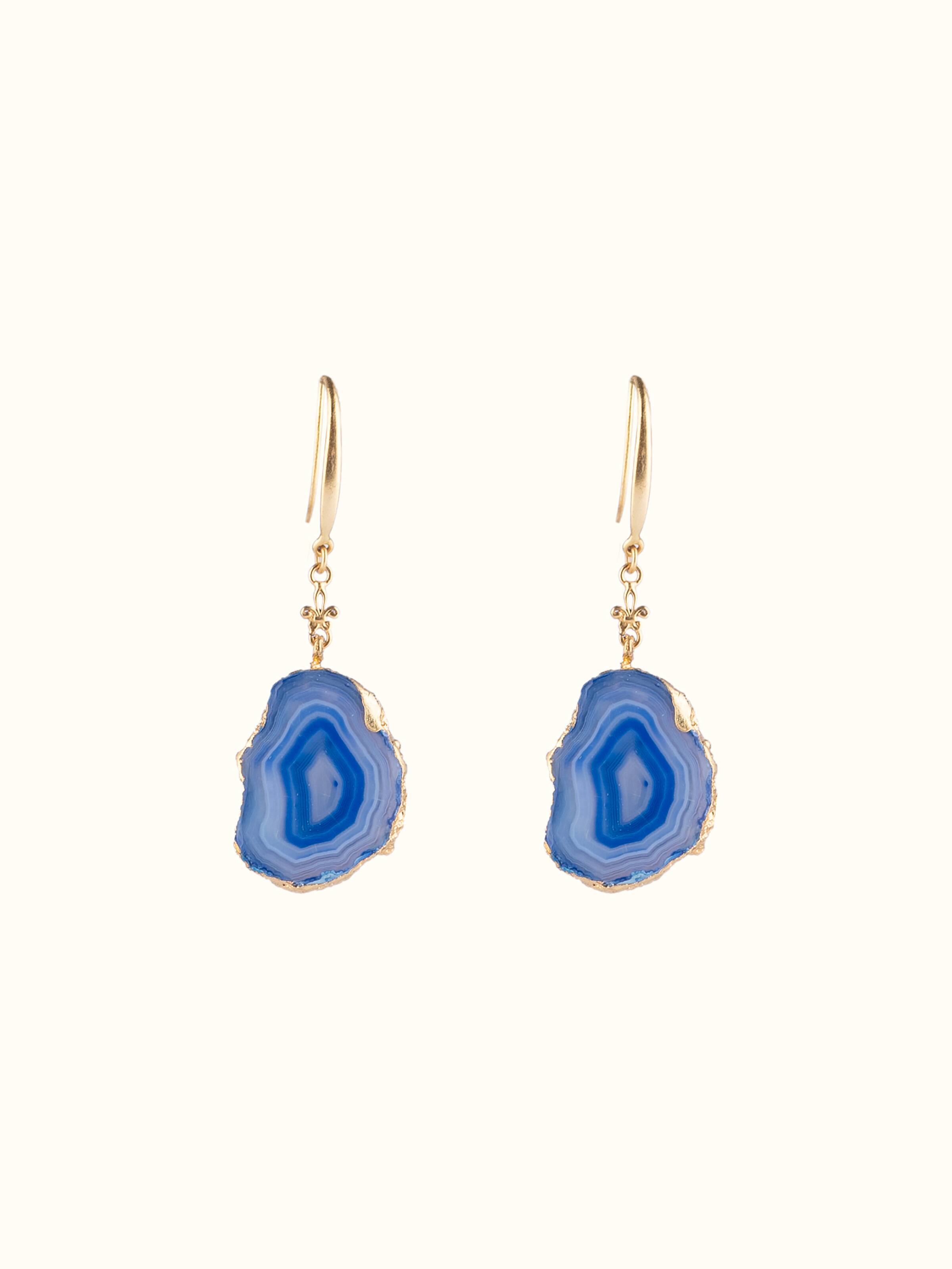 Agate Drop Earrings