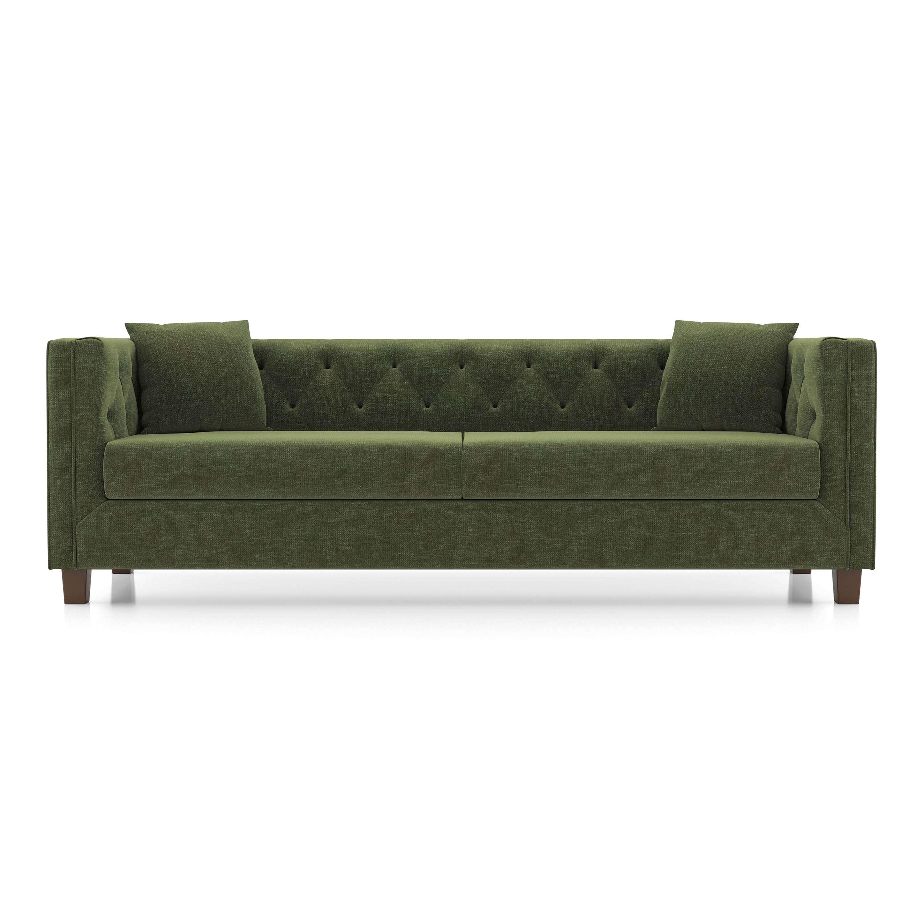 Windsor Sofa Set (Colour : Moss Green , Seater : 3+2+1+1)