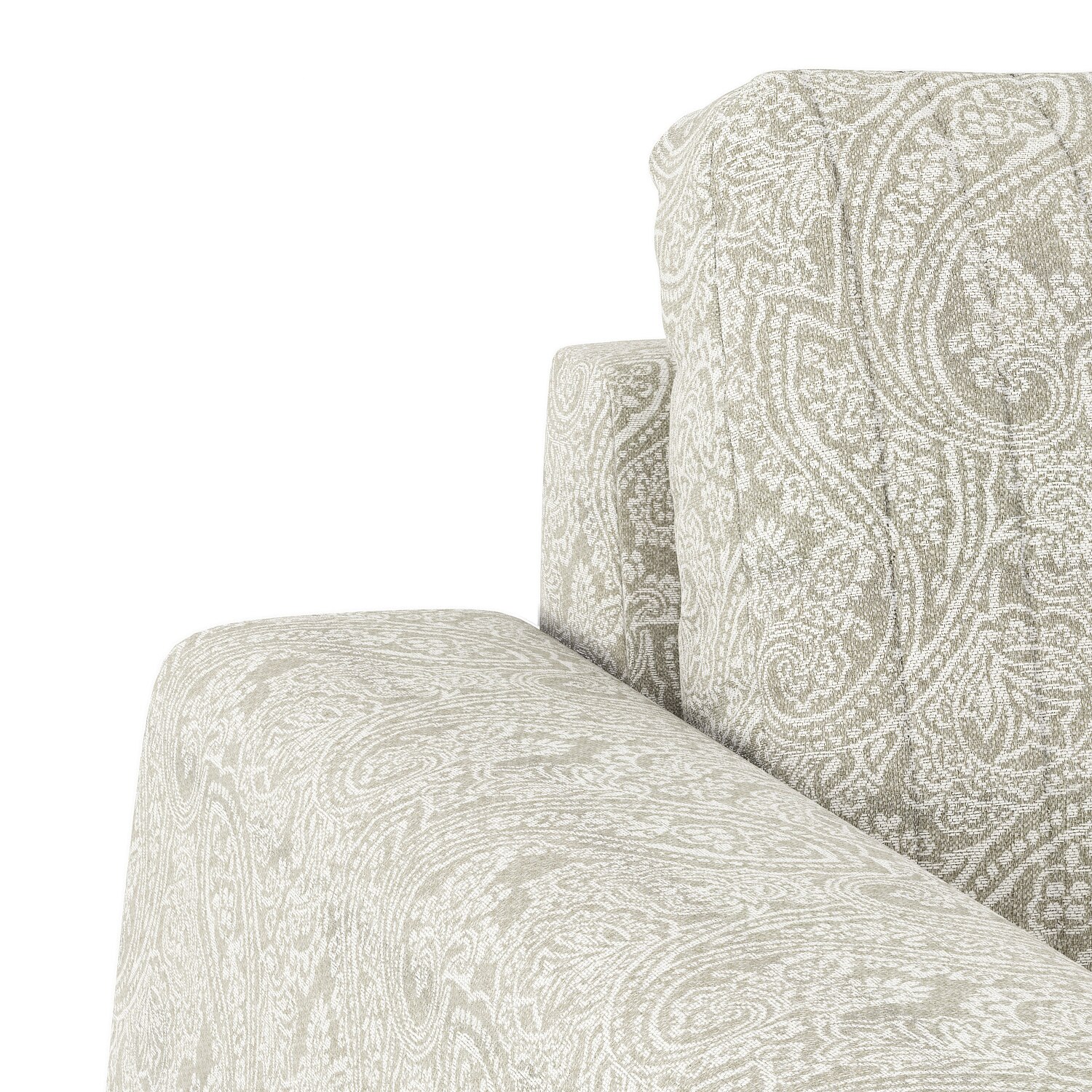 Granada Sofa Set (Colour: Monochrome Paisley, Seater: 3+1+1)